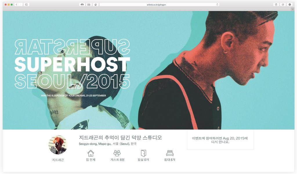 Win an Airbnb stay in G-Dragon's home - Weekender SG