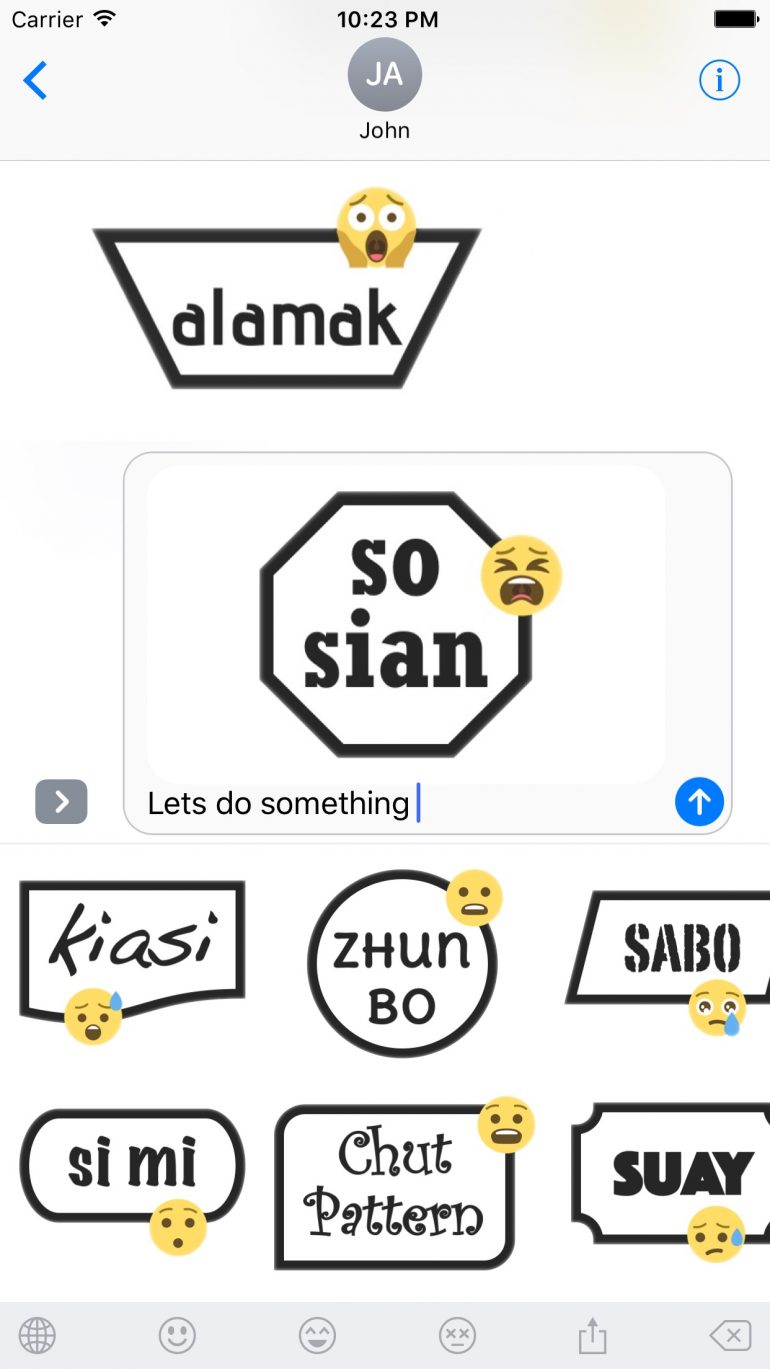 Now You Can Use Singlish Emojis On Mobile - #SweeLah - Page 3 of 4 ...
