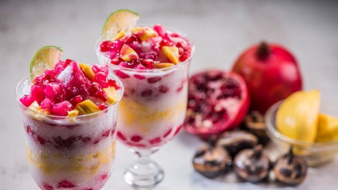 Recipe: Red Rubies with Coconut Milk By Martin Yan - Weekender.Com.Sg