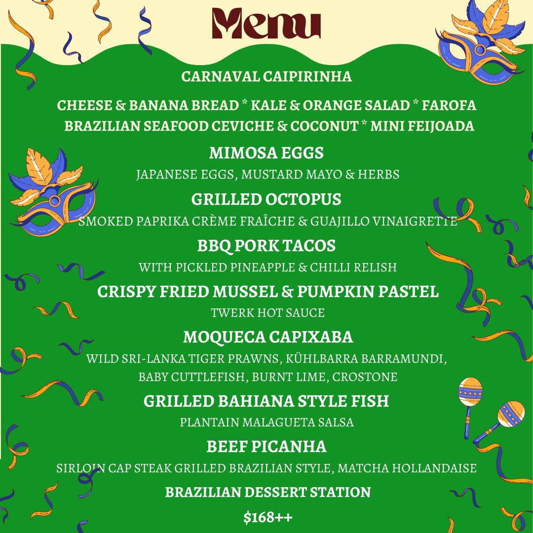 The Dempsey Carnaval Brunch Festival Is Back! - Weekender.Com.Sg