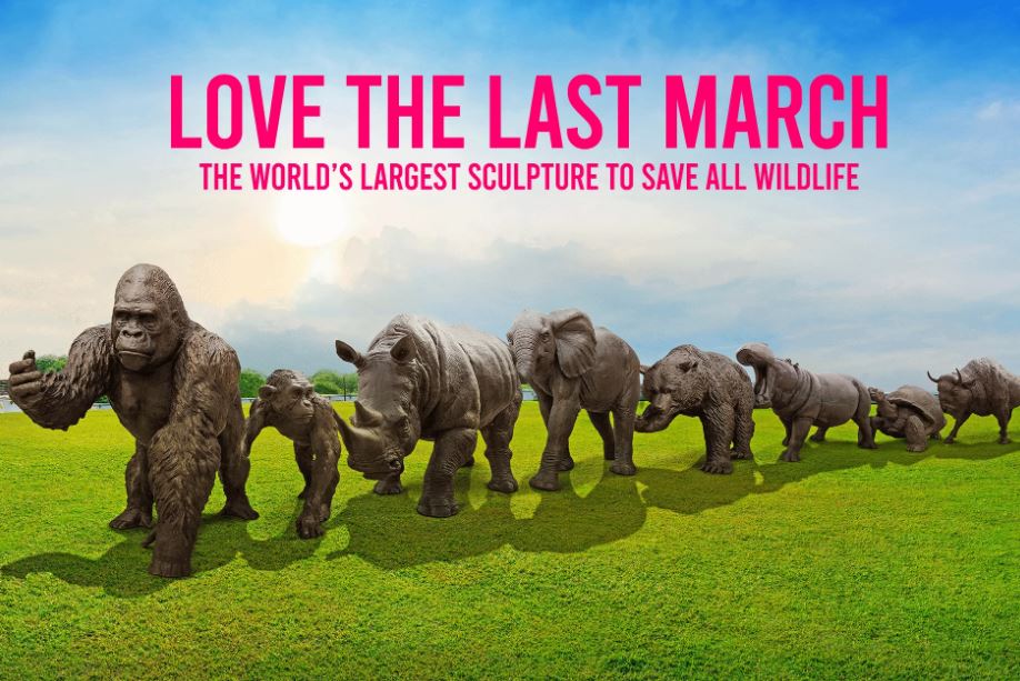 The World's Longest Sculpture - Love The Last March Is Landing In ...