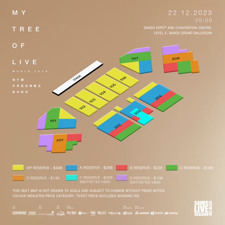 Miriam Yeung (杨千嬅) MY TREE OF LIVE World Tour Will Take Place At Marina ...