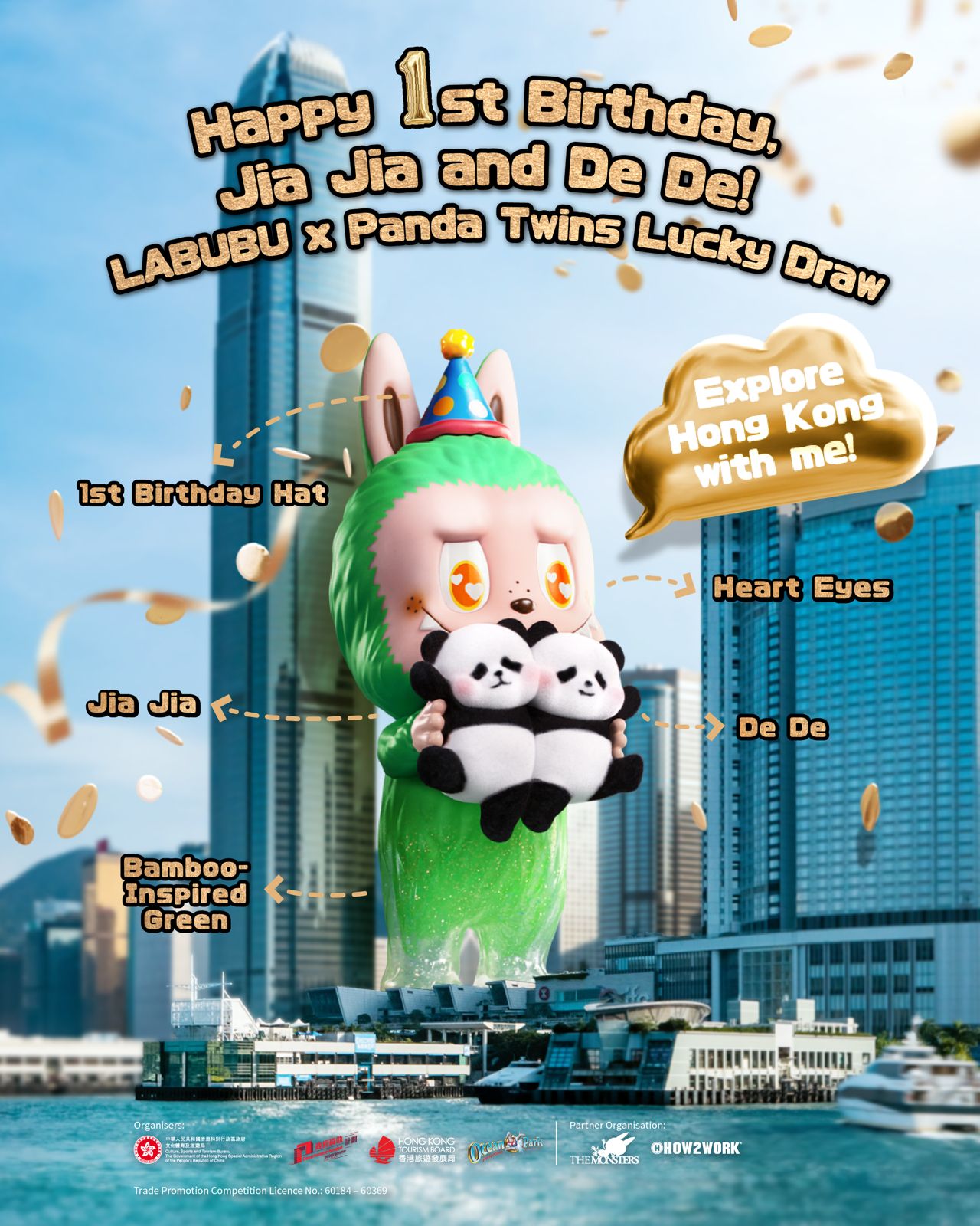 Celebrate the Panda Twins Birthday In Hong Kong With Exclusive LABUBU x ...